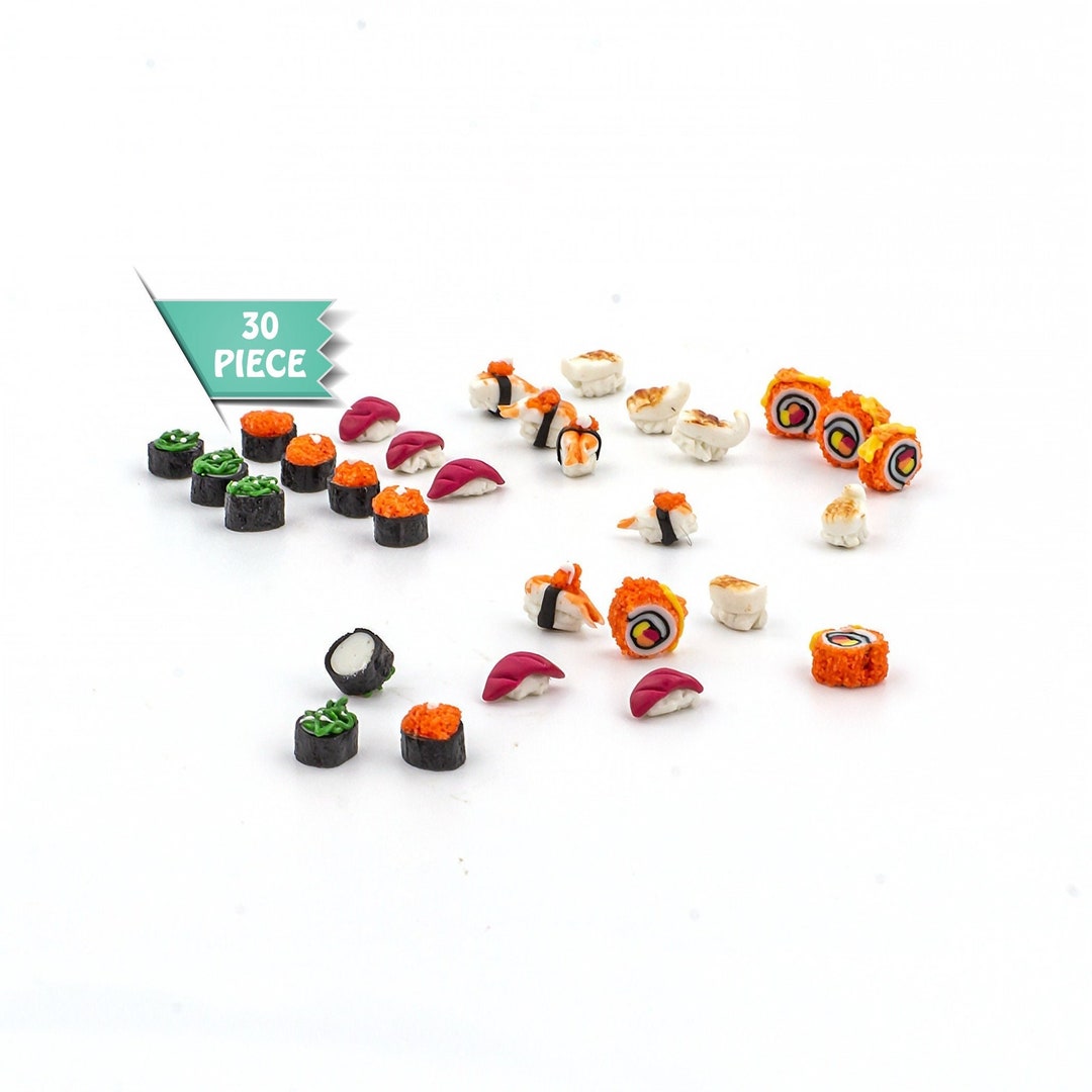 30 Miniature Japanese Sushi Props Replica - Etsy