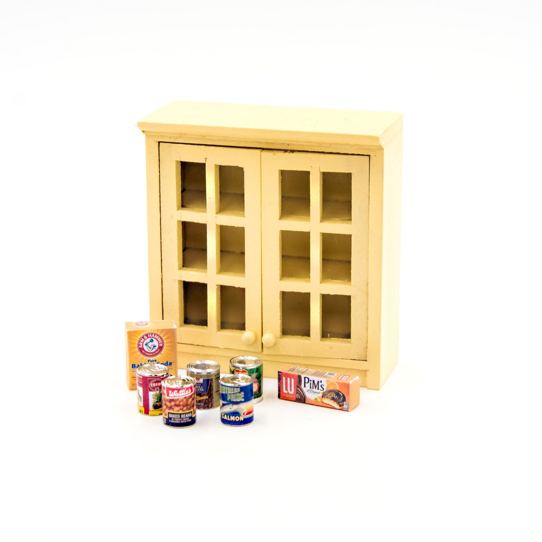 Miniature Wall Cabinet Dollhouse Furniture - Etsy