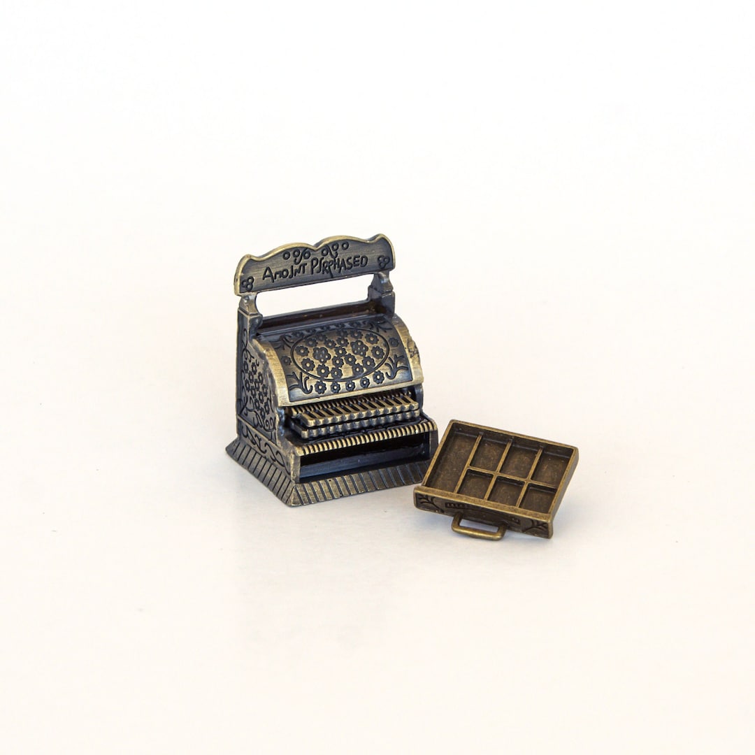 Miniature Cash Register Dollhouse Furniture - Etsy