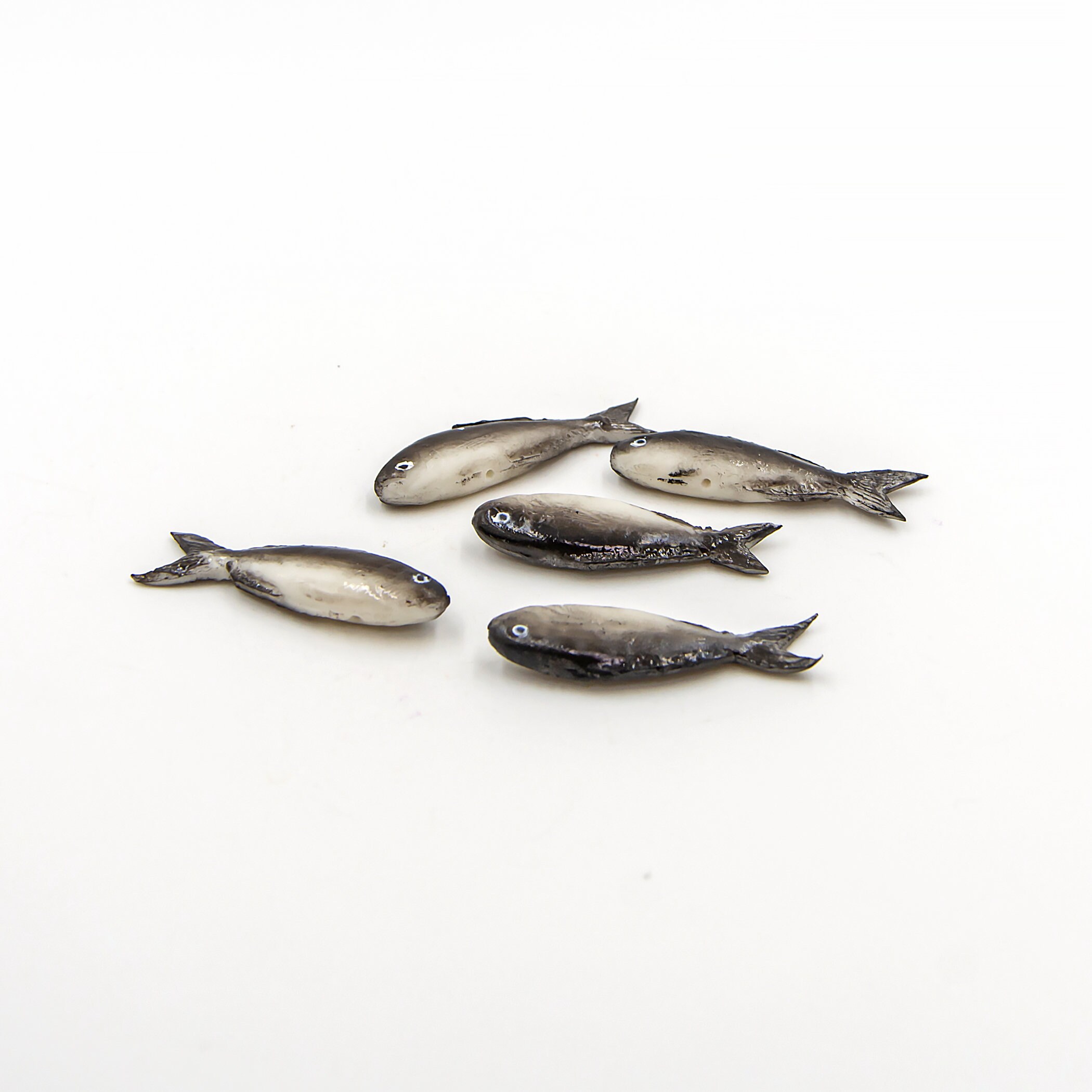 5 Miniature Fish Realistic Miniatures Props Replica | Etsy