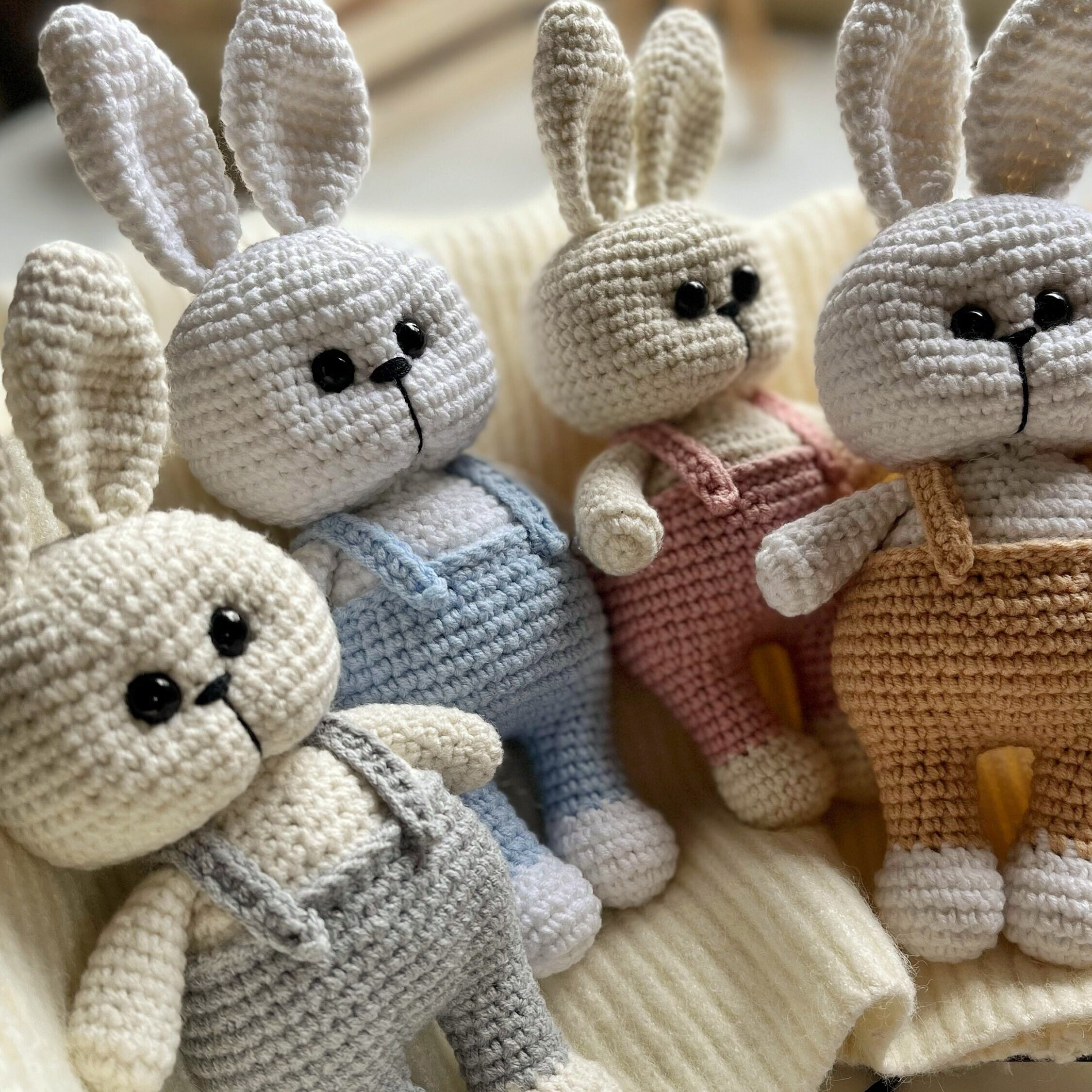 Amigurumi Bunny Pattern. Crochet Bunny. Rabbit Pattern. Easter Bunny ...