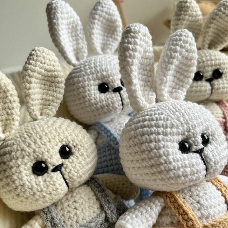 Amigurumi Bunny Pattern. Crochet Bunny. Rabbit Pattern. Easter Bunny ...