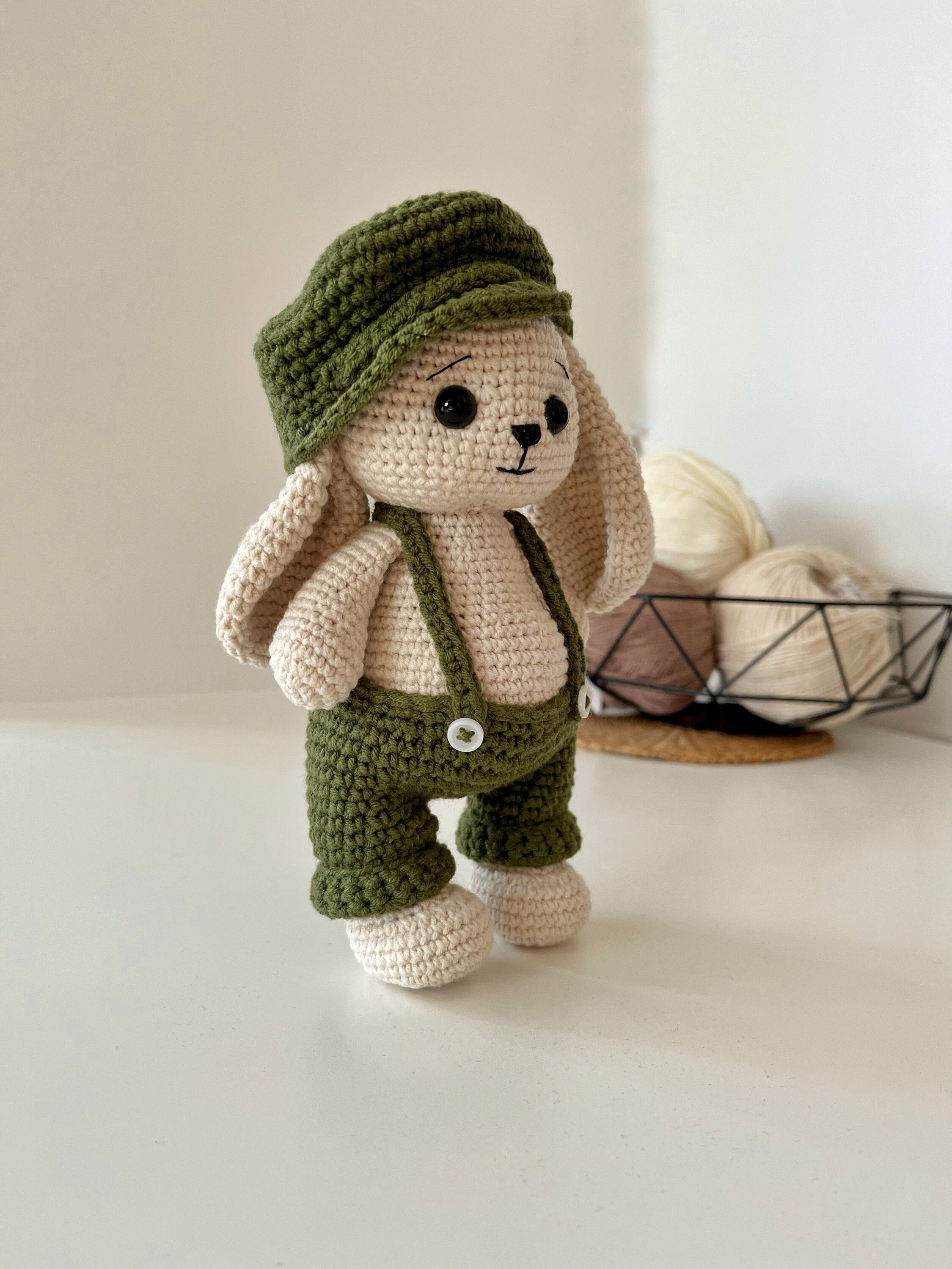 Bunny Amigurumi Crochet Pattern PDF, Beginner Friendly Rabbit Tutorial ...