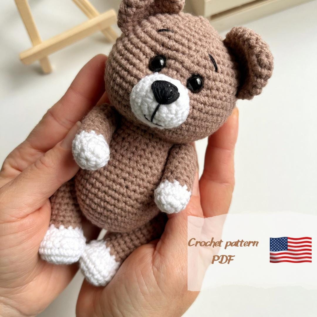 Crochet Bear Pattern, Amigurumi Pattern Bear, Bear Toy Pattern - Etsy