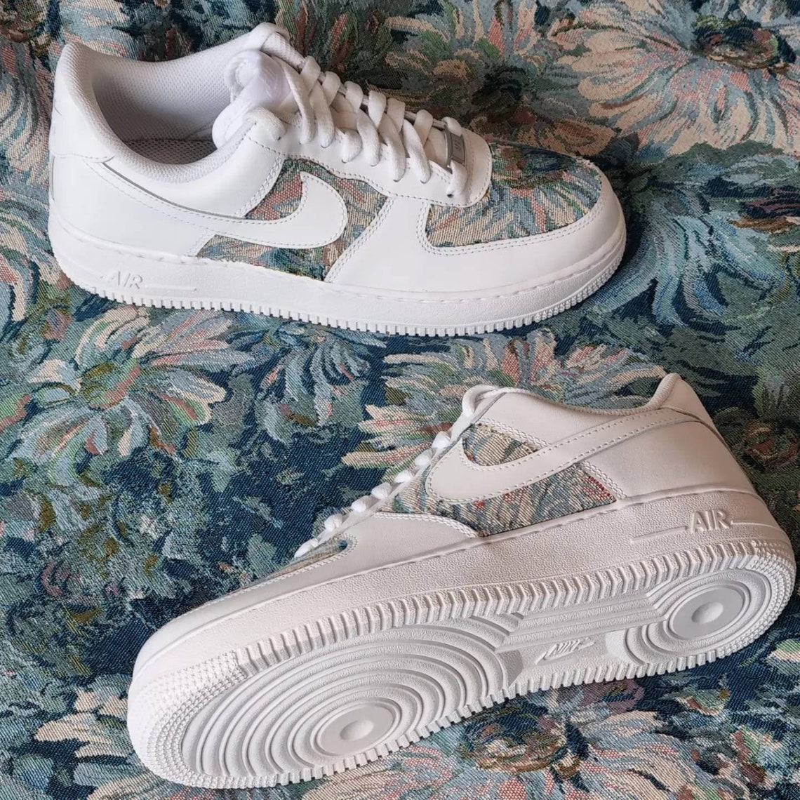 Custom Nike Air Force 1 | Custom AF1 Sneakers White | Air Force 1 Low ...