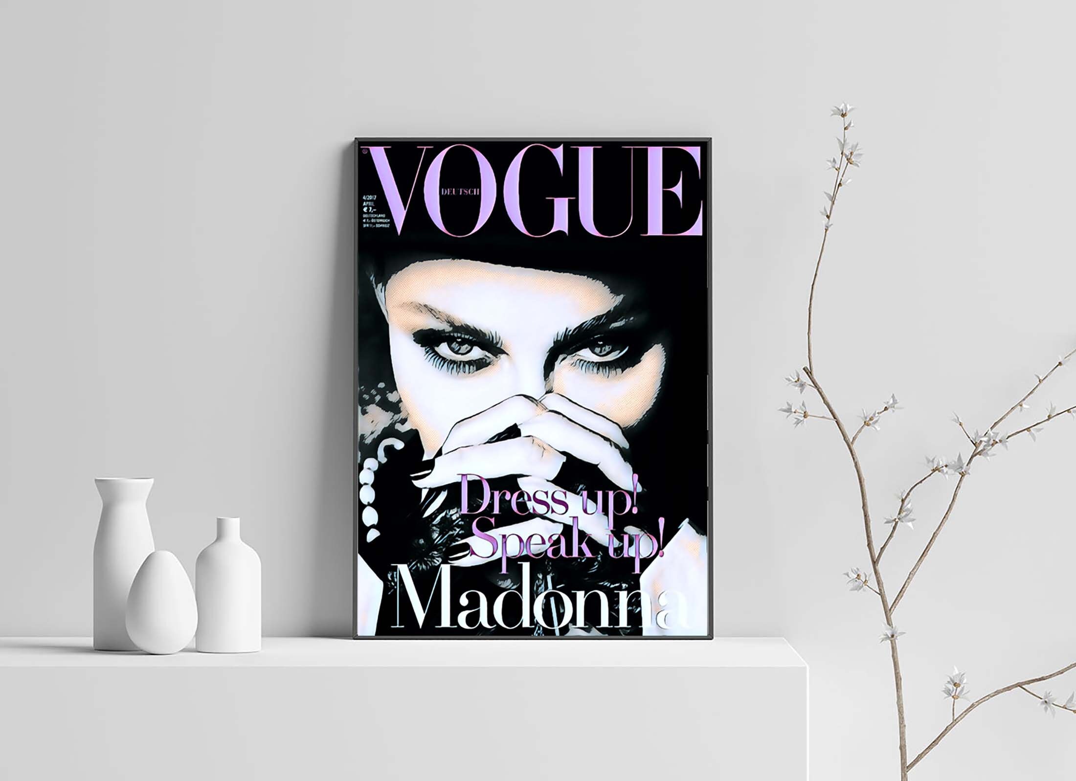 Arte de pared imprimible Vogue arte pintado Madonna arte - Etsy España Arte de pared imprimible Vogue arte pintado Madonna arte - Etsy España
