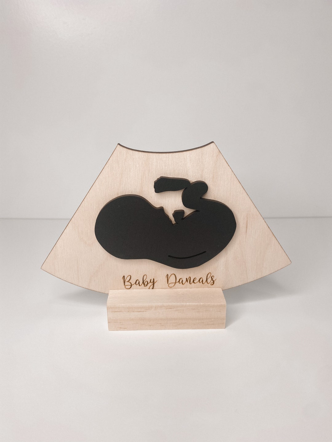 Custom Ultrasound Sign, Sonogram, 3D Ultrasound Wood Sign, Pregnancy ...