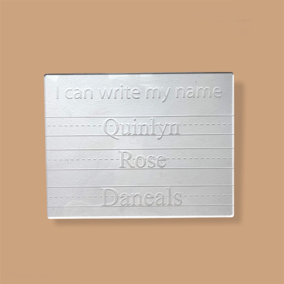Custom Name Tracing Board | Tracing Board | Handwriting | Preschool ...