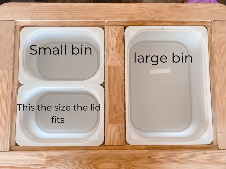 Flisat Tabel Insert, Sorting Cups, Sensory Table Play, Small Insert ...