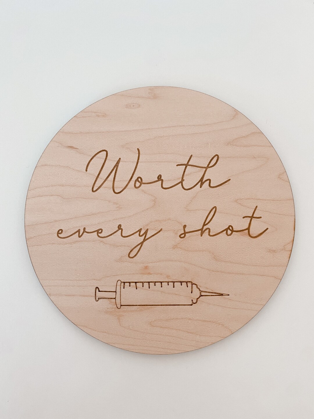 IVF Sign | IUI Sign | Worth Every Shot| Infertility | Pregnancy Photo ...