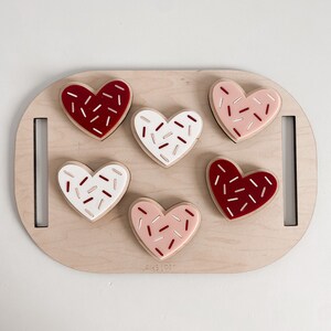 Valentine’s Day Pretend Play Cookies | Flisat Sensory Bin Insert ...