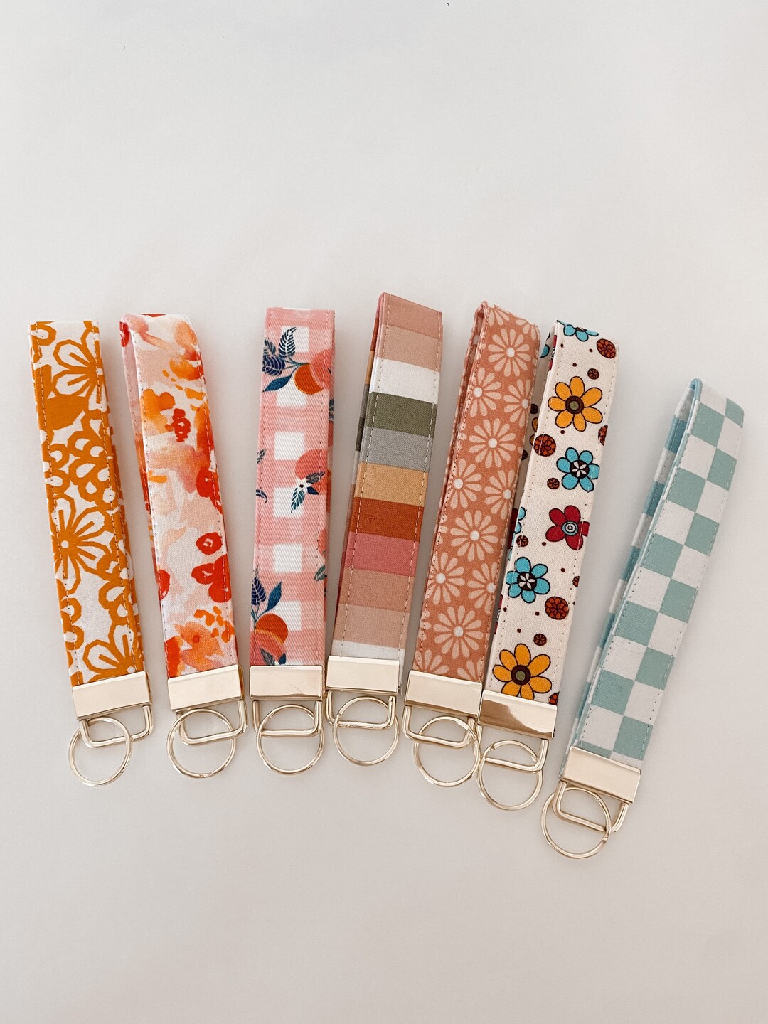 Wrist Keychain Fob - Fabric Keychain (collection 1) - Etsy