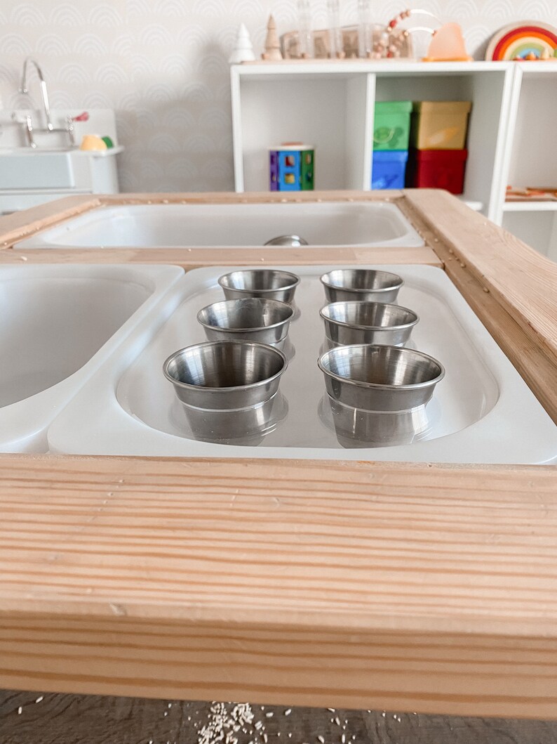 Flisat Tabel Insert, Sorting Cups, Sensory Table Play, Small Insert ...