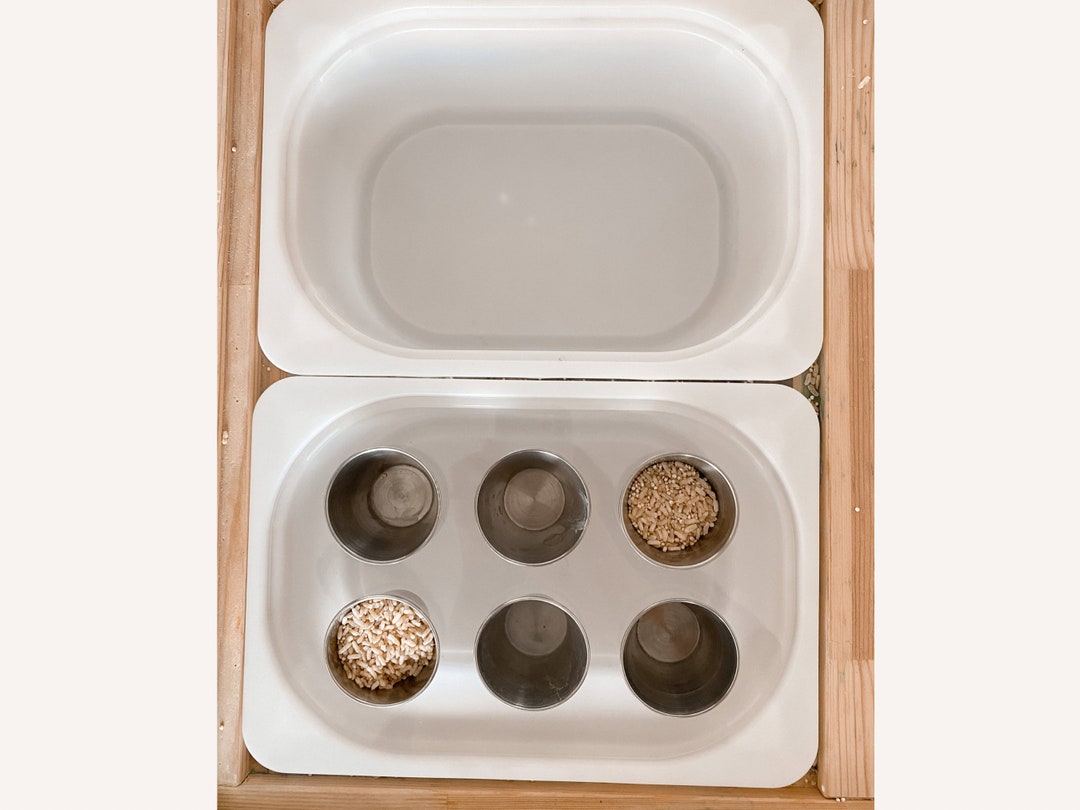 Flisat Tabel Insert, Sorting Cups, Sensory Table Play, Small Insert ...