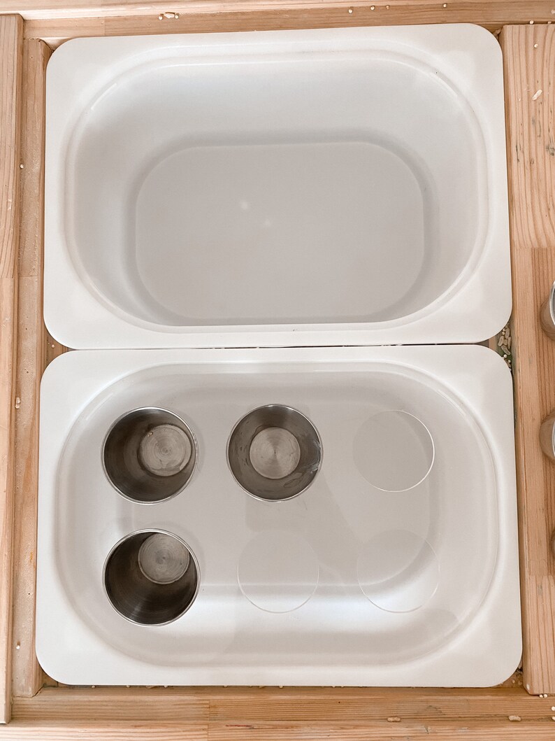 Flisat Tabel Insert, Sorting Cups, Sensory Table Play, Small Insert ...