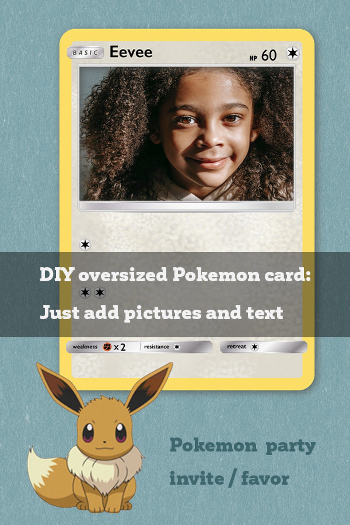blank-oversized-pokemon-card-template-normal-type-eevee-etsy