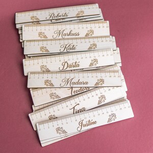 Wooden Ruler, Personalized Back to School Gift, Name Engraved School ...