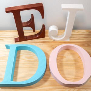 Freestanding Letters, Nursery Decoration for Baby Boy/ Girl, Gift ...