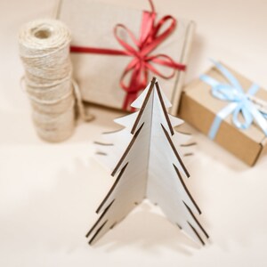 3D Wooden Christams Tree Table Decoration for Holiday Season, Wood Tree ...