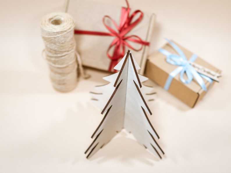 3D Wooden Christams Tree Table Decoration for Holiday Season - Etsy