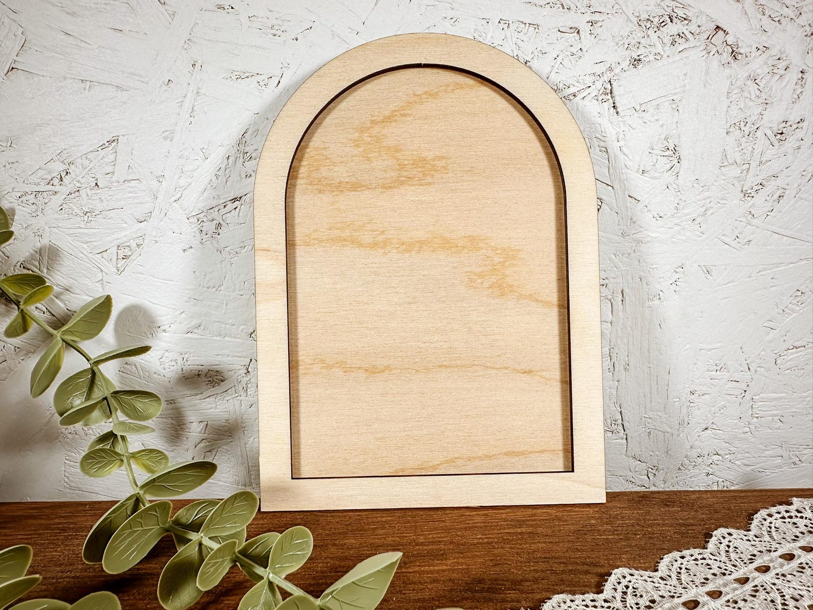Arch Outline Frame + Back Wooden Arch Crafts, Wooden Arch With Frame ...