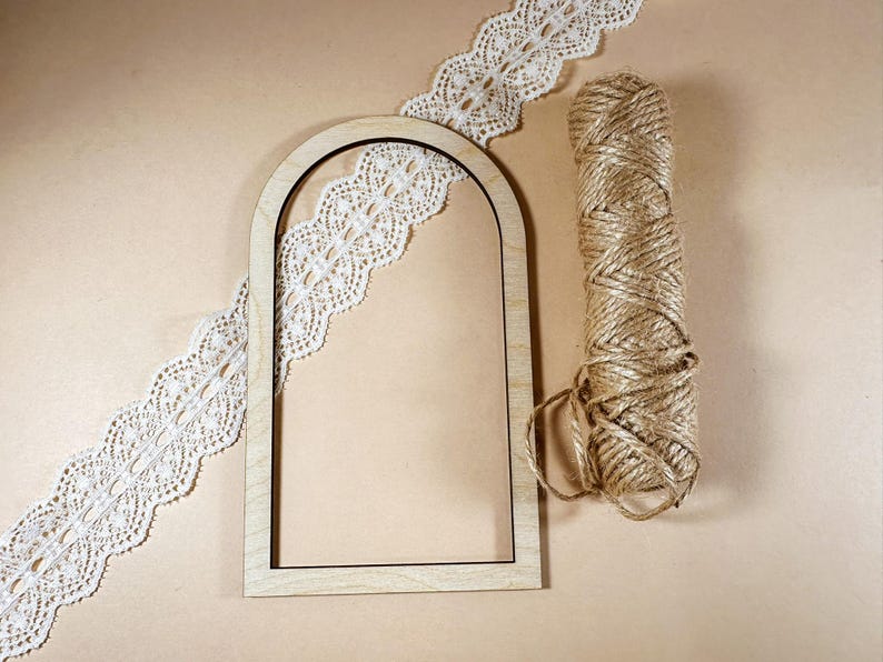 Arch Outline Frame Wooden Hollow Arch Crafts, Wooden Arch Frame, Wooden ...