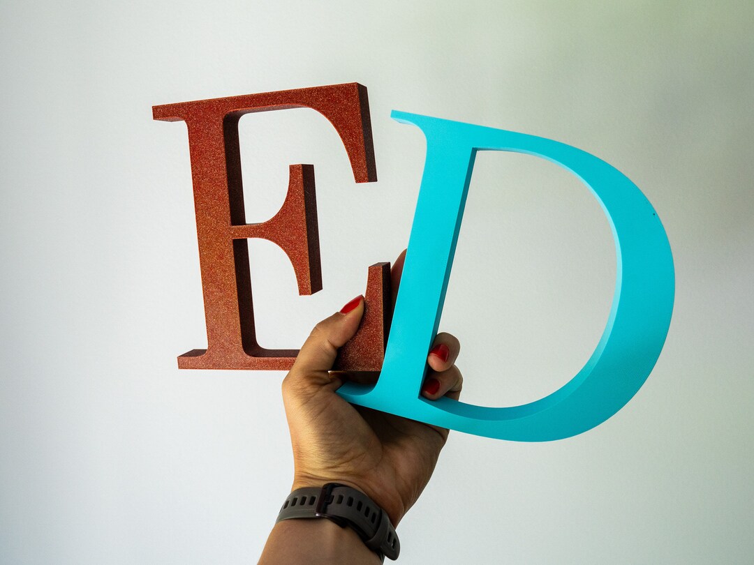 Freestanding Letters, Nursery Decoration for Baby Boy/ Girl, Gift ...