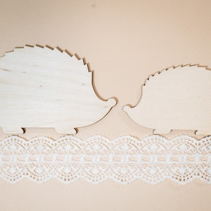 Wooden Hedgehog Blanks, Shape for Crafts, Wood Hedgehog Family, Wooden ...