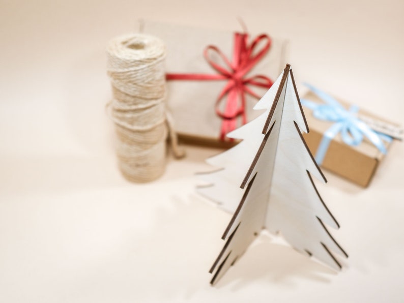 3D Wooden Christams Tree Table Decoration for Holiday Season - Etsy