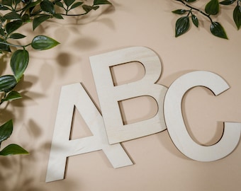 Arial Rounded Font Alphabet Set Upper Case Letters A-Z 3mm Plywood 26 ...