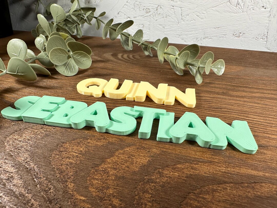 Name Magnet, 3D Printed Magnet With Custom Name, Personalized Fridge ...
