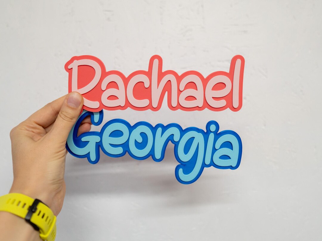 Magnetic Sign for White Board, Name Magnet, 3D Printed Magnet With ...