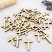 50x Small Wooden Crosses, Wood Cross Laser Cut, Acceossories, Tiny ...