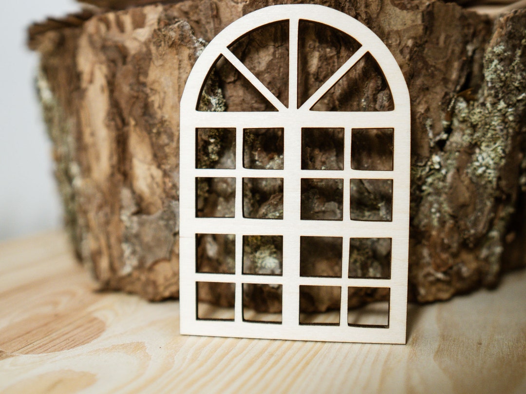 Wooden Window Various Sizes for Crafts, Decoration, Rectangle Window ...