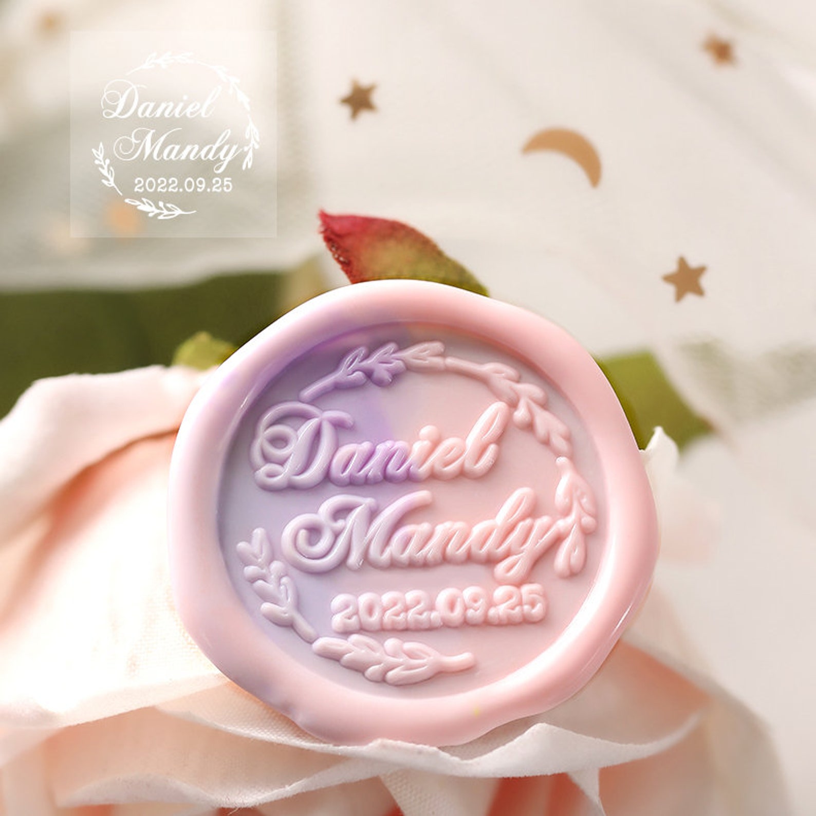 Personalized Wax Seal Stamp Custom Sealing Wax Stamp Wedding - Etsy