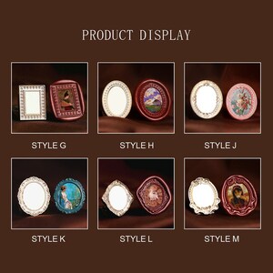 Embossed Photo Frame Wax Seal Stamp Kit,custom Wax Seal Stamp With Size ...