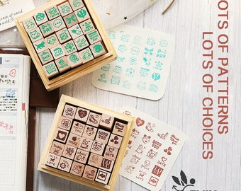 Rubber Stamp Set - Etsy