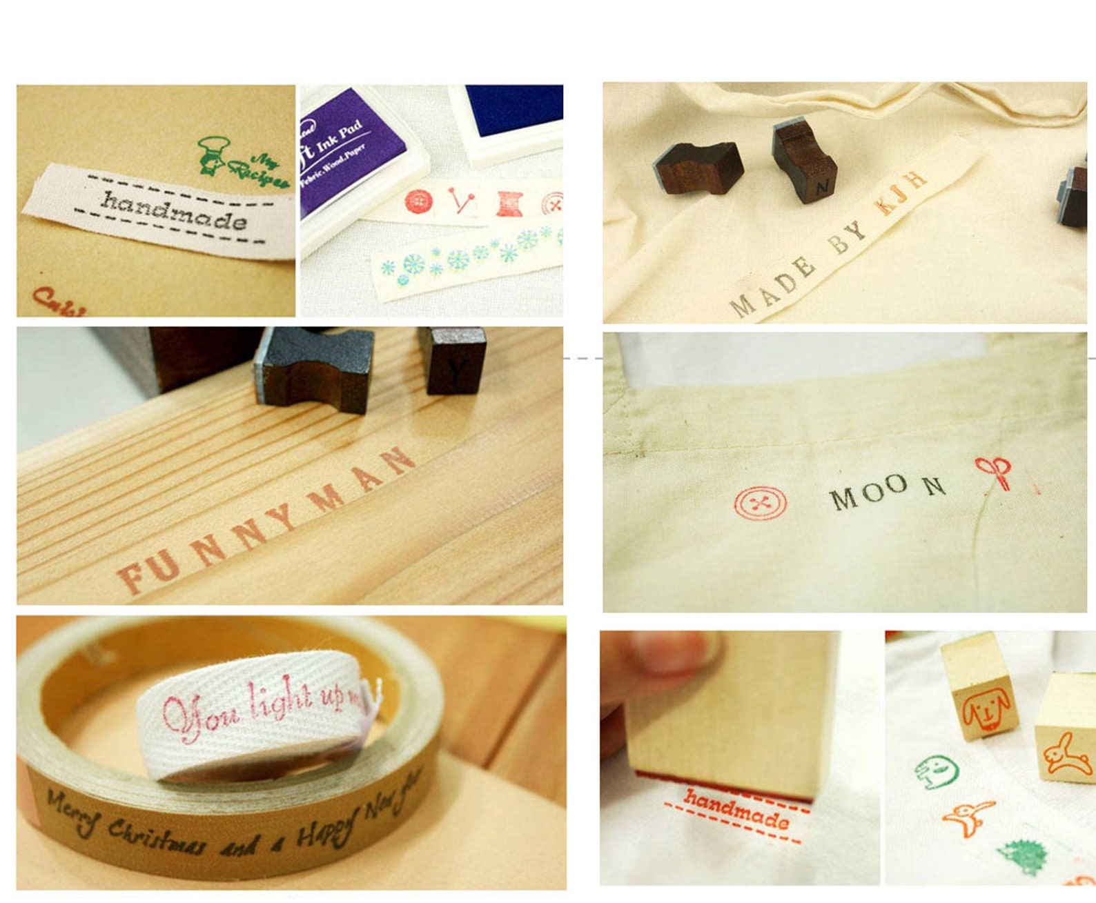 15 Colors Ink Pad for Kids DIY Multicolor rubber Stamps - Etsy