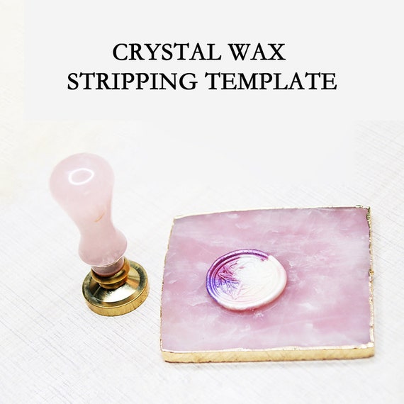 Crystal Wax stripping template creative octagonal stripping | Etsy