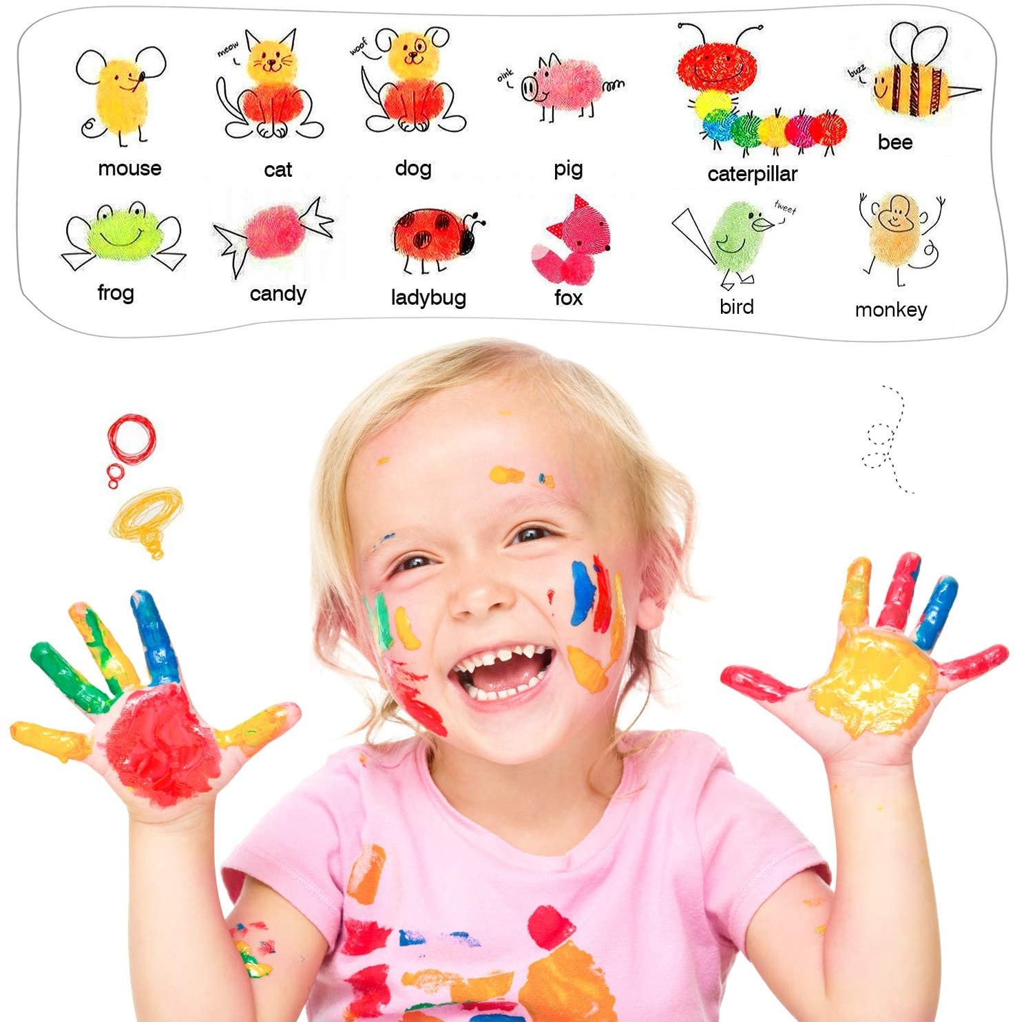 15 Colors Ink Pad for Kids DIY Multicolor rubber Stamps - Etsy
