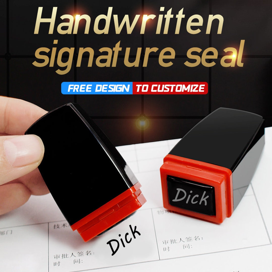 Name Stamps, Handwritten Signature Seal, Customized Photosensitive Seal ...