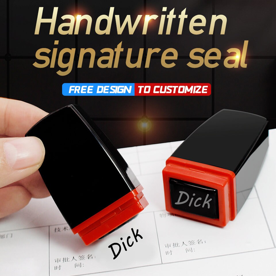 Name Stamps Handwritten Signature Seal Customized - Etsy UK