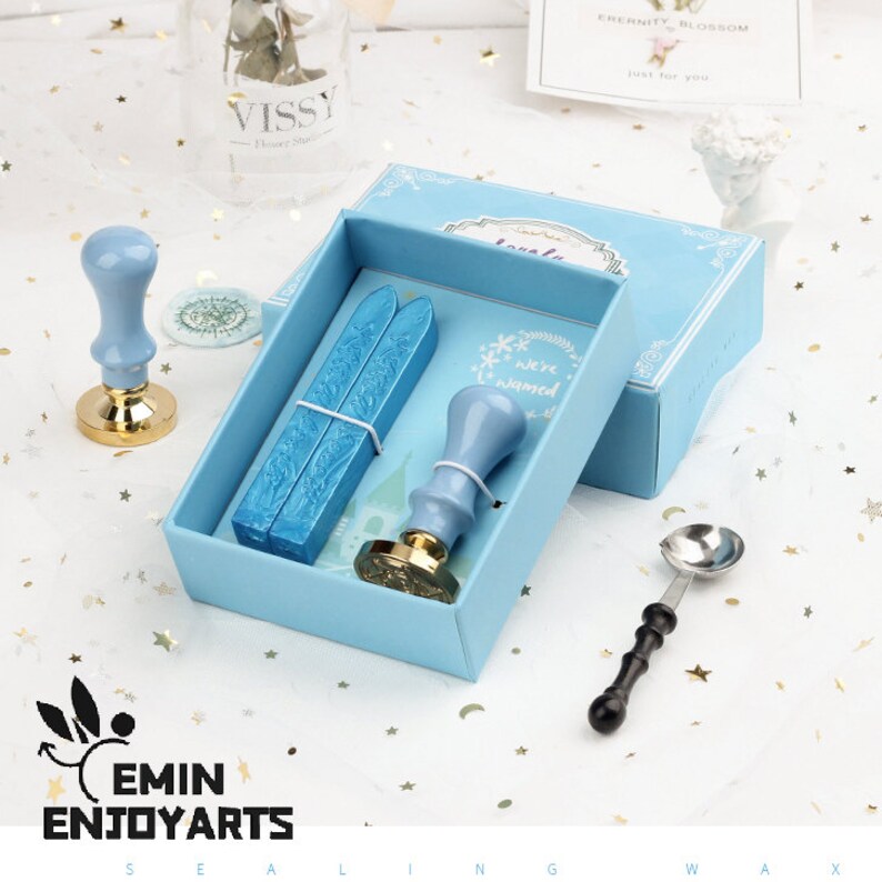 Personalized Wax Seal Stamp Kitcustom Wax Seal Stamp With - Etsy