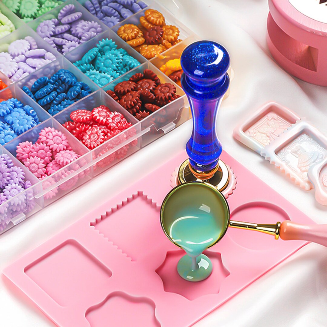 Silicone Wax Seal Mat for Wax Seal Stamp, Wax Seal Kit,cavity Wax Seal ...