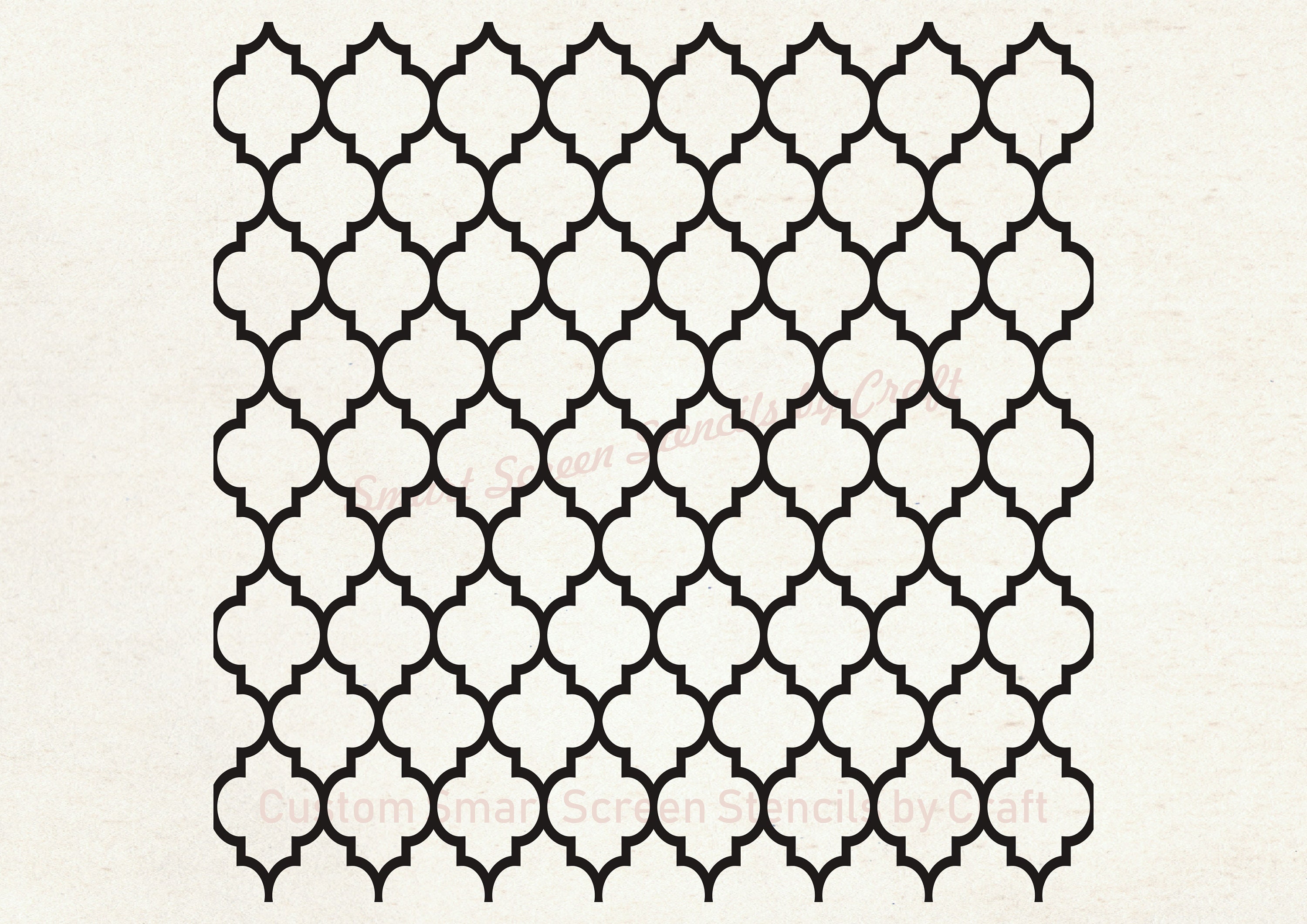 Arabian Nights Pattern SilkScreen Stencil Seamless Reusable | Etsy España