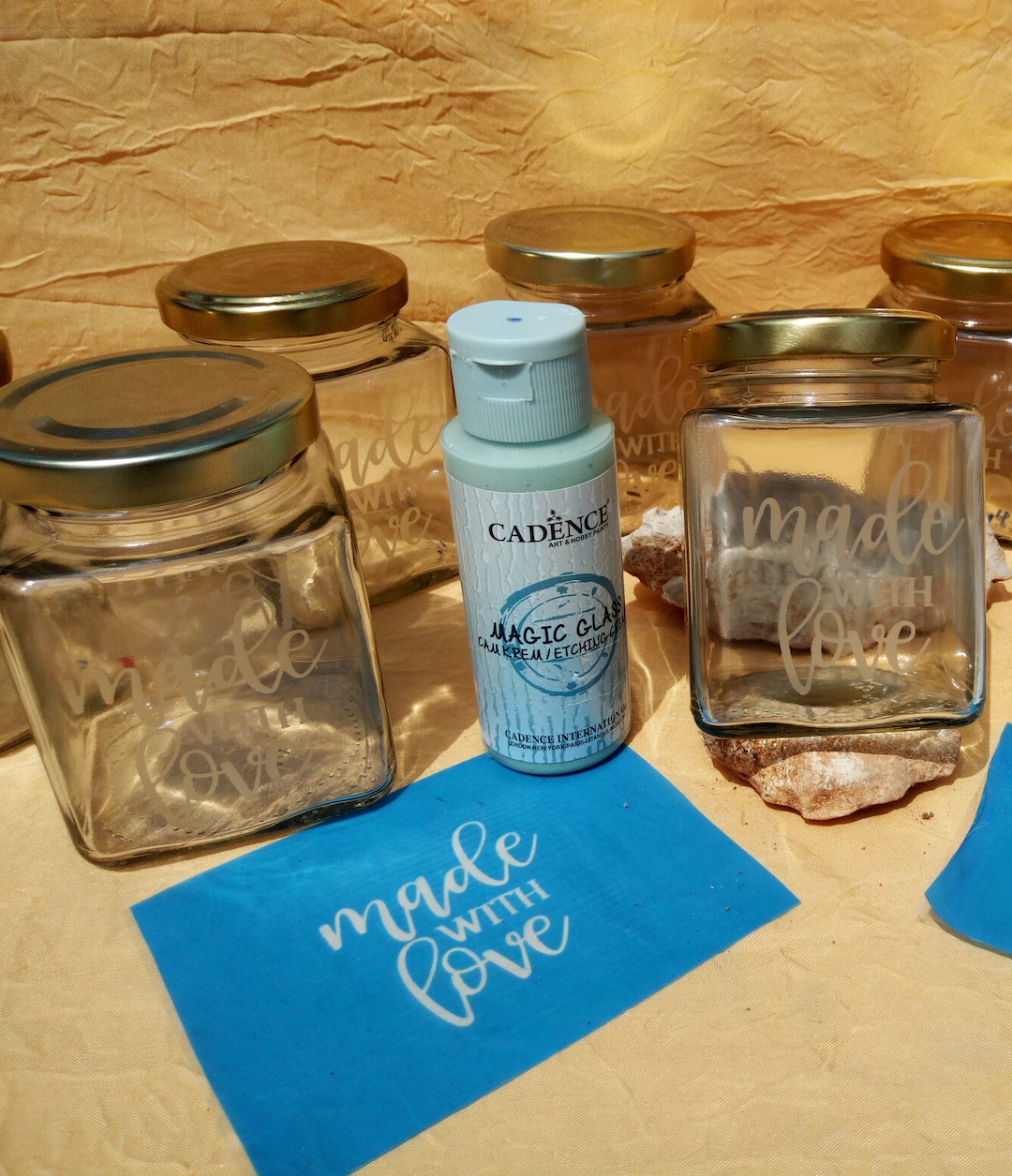 Cadence Magic Glass Etching Cream - 59ml - Permanently Etch Designs on ...