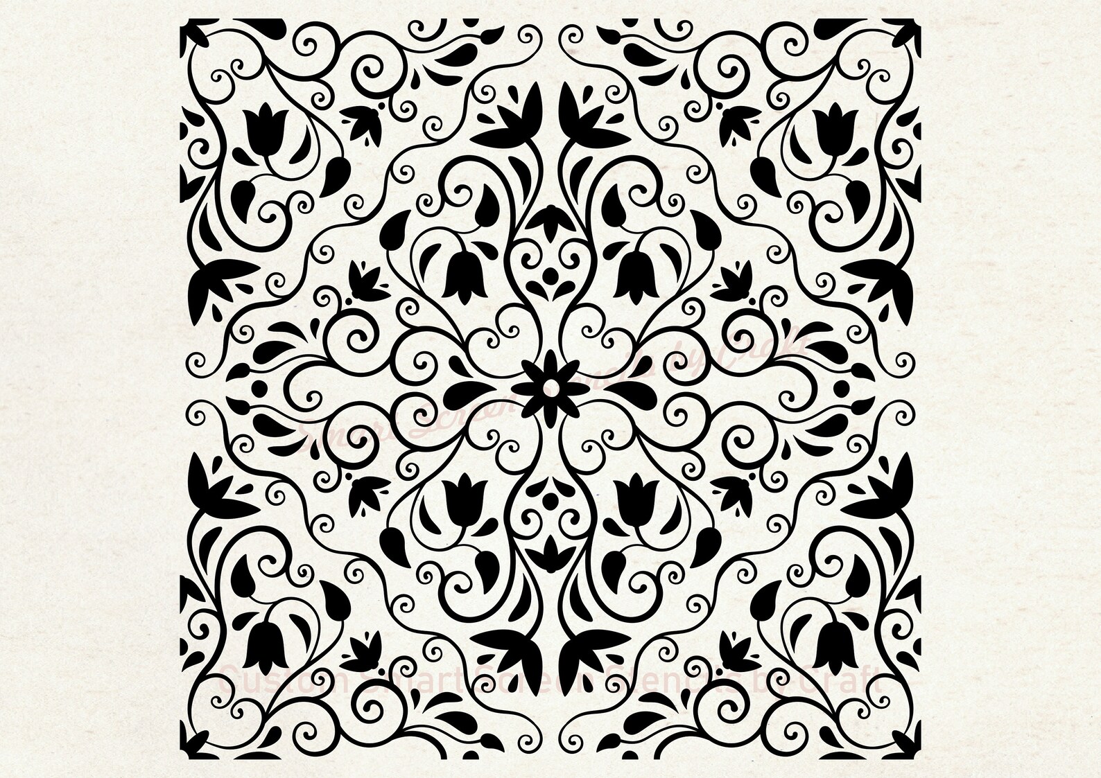 Custom Reusable French Country Silkscreen Stencil Seamless - Etsy