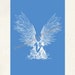 Beautiful Angel Smartscreen Stencil - Reusable, Self Adhesive - Canvas ...