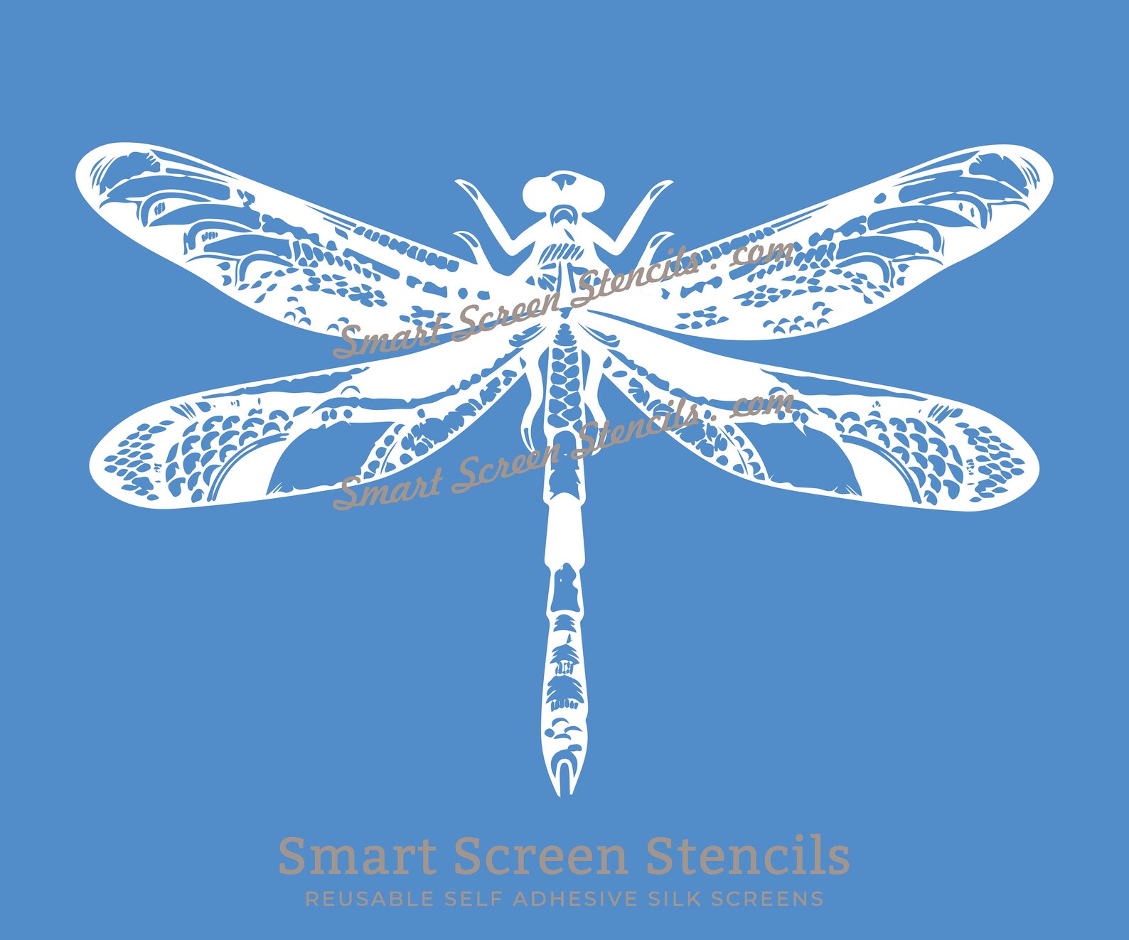 Dragonfly Silkscreen Stencil Custom Reusable Adhesive - Etsy