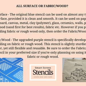 Beautiful Angel Smartscreen Stencil - Reusable, Self Adhesive - Canvas ...